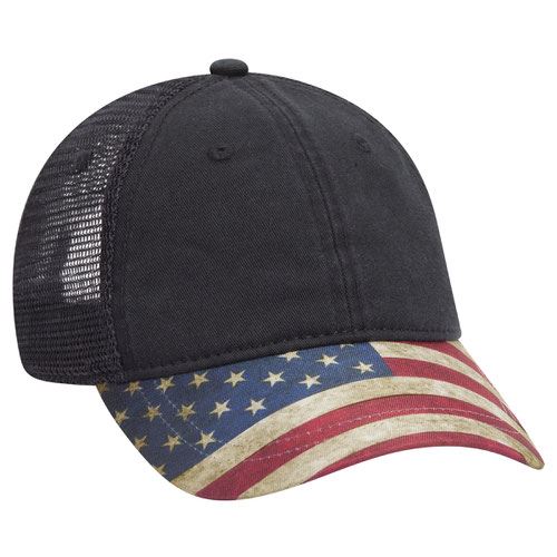 otto 6 Panel Low Profile Soft Mesh BackTrucker Dad Hat VIAOS ...