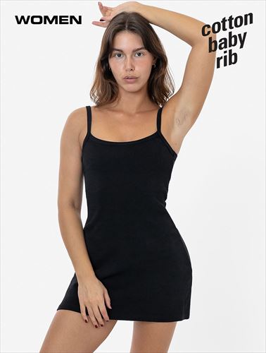 Los Angeles Apparel Heavy Rib Spaghettimini Drss Viaos Viatransports