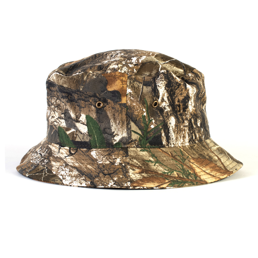 newhattan 60% cotton 40% polyester Realtree camo bucket hat VIAOS ...